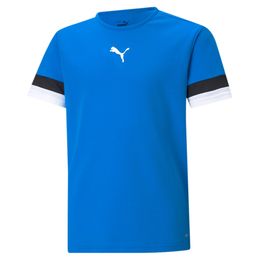 Puma M&auml;dchen Trainingstop "TEAMRISE JERSEY JR", bunt, Gr. 152, unifarben, Netz, Obermaterial: 100% Polyester, Tops, Slim Fit Passform, sportlicher