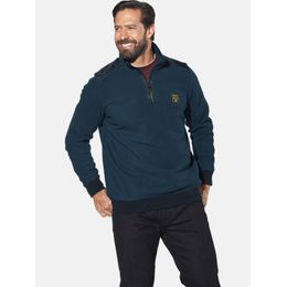 Jan Vanderstorm Herren Sweatshirt "Sweatshirt KNUTSTAD", blau, Gr. XL, Obermaterial: 100% Baumwolle CO., Sweatshirts