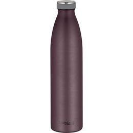 THERMOCAF&Eacute; Isolierflasche "TC BOTTLE, aus doppelwandigem Edelstahl, sp&uuml;lmaschinenfest", 1.000mlburgundy mat, Trinkflaschen, gummierter