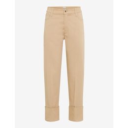 Brax Damen Five-Pocket-Hose Style MADISON S ALMOND, Beige, Gr. 34
