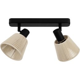 Eglo Deckenspot "SEAGARD Spotlampe - Stahl - E14 - 2X40W - IP20", 2, H: 13,5cm, 1 Stk.schwarz, K&uuml;che, Leuchten, Deckenlampe, Deckenstrahler,