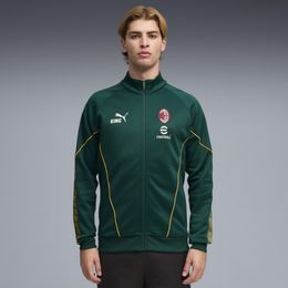 Puma Herren Sweatjacke "AC Milan KING Anthem Jacke Herren", gr&uuml;n, Gr. S, Obermaterial: 63% Polyester, 37% Baumwolle. Taschenfutter: 100% Polyester.