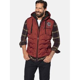 Jan Vanderstorm Herren Steppweste "Steppweste ERKULF", rot, Gr. 62, Obermaterial: 100% Polyester COOLMAX PES(Coolmax)., Westen