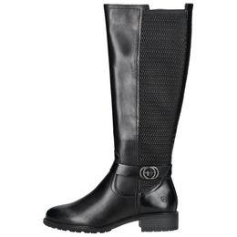 Tamaris Damen Stiefel "Tamaris Stiefel Leder/Synthetik", Gr. 37schwarz, Leder, Synthetik, Schuhe