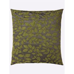 Kissenh&uuml;lle, B:40cm L:60cm, gr&uuml;n, Kunstfaser, 57% Polyester, 43% Polyacryl, Kissenbez&uuml;ge