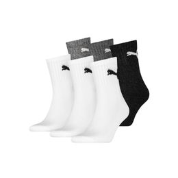 Puma Damen Kurzsocken "Socken 6er Pack", Gr. 35, wei&szlig;, Obermaterial: 78% Baumwolle CO. 18% Polyester PES. 2% Polyamid PA. 2% Elasthan EL., Socken