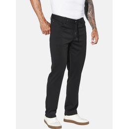 Jan Vanderstorm Herren Schlupfhose "Tiefbundhose FJORDMARK", schwarz, Gr. 34, Obermaterial: 78% Polyester COOLMAX PES(Coolmax). 18% Viskose Birla CV