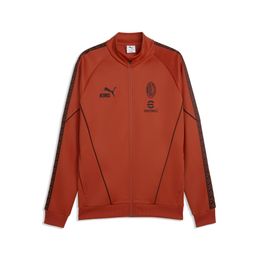 Puma Herren Sweatjacke "AC Milan KING Anthem Jacke Herren"rot fire schwarz, Gr. XL, Obermaterial: 37% Baumwolle, 63% Polyester; Taschenfutter: 100%