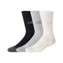 New Balance Herren Sportsocken "ACTIVE CREW SOCKS 3 PACK", Gr. Smulticolor, Obermaterial: 100% Baumwolle, Socken