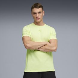 Puma Herren Trainingsshirt "CLOUDSPUN T-Shirt Herren", gelb, Gr. L, Obermaterial: 94% Polyester, 6% Elasthan, Shirts