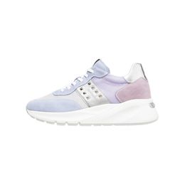 Nero Giardini Damen Sneaker "Nero Giardini Sneaker Leder/Textil", Gr. 36, blau, Leder, Textil, Schuhe