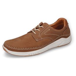 Camel Active Herren Schn&uuml;rschuh, Gr. 42, braun, Nubukleder, Schuhe, Mokassin, Freizeitschuh, Trachtenschuh mit Lederfutter