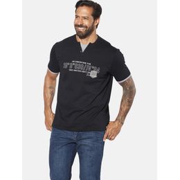 Jan Vanderstorm Herren T-Shirt "T-Shirt LARSBERG", schwarz, Gr. L, Obermaterial: 100% Baumwolle CO., Shirts