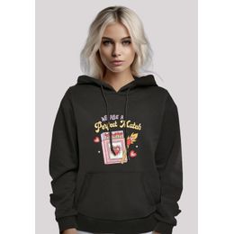 F4NT4STIC Damen Kapuzenpullover "We Are A Perfect Match Love", schwarz, Gr. XL, Obermaterial: 65% Baumwolle, 35% Polyester, Pullover, Premium Qualit&auml;t