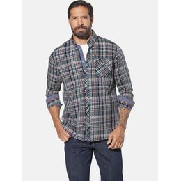 Jan Vanderstorm Herren Langarmhemd "Hemd JORHOLM", blau, Gr. XXL, Obermaterial: 100% Baumwolle CO., Hemden