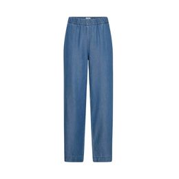 Chinohose Levete Room "Levete Room Trousers LR-HENRI 5", Damen, Gr. L, Normalgr&ouml;&szlig;en, l606, medi blau denim, Obermaterial: 100% Lyocell, Hosen Chinohose