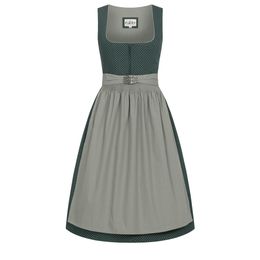 N&uuml;bler N&Uuml;BLER Damen Dirndl "Dirndl Midi Petra", gr&uuml;n, Gr. 34, Obermaterial: 65% Baumwolle CO. 35% Polyester PES., Kleider