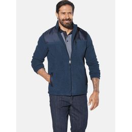 Jan Vanderstorm Herren Sweatjacke "Fleecejacke JORVIK", blau, Gr. XXXL, Obermaterial: 100% Polyester COOLMAX PES(Coolmax)., Sweatjacken