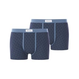 Babista Herren Retro Pants "2er Pack Retropants CARNILO", Gr. M, blau, Obermaterial: 60% Baumwolle CO. 40% Polyester COOLMAX PES(Coolmax)., Unterhosen