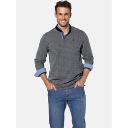 Babista Herren Langarm-Poloshirt "Langarmshirt TIBERON", blau, Gr. L, Obermaterial: 60% Baumwolle CO. 40% Polyester COOLMAX PES(Coolmax)., Shirts