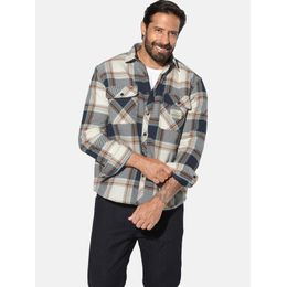 Jan Vanderstorm Herren Outdoorjacke "Outdoorhemd OLSBORG", blau, Gr. L, Obermaterial: 65% Polyester COOLMAX PES(Coolmax). 35% Baumwolle CO., Jacken