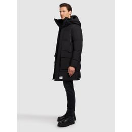 Khujo Herren Steppmantel "WINER3", schwarz, Gr. M, unifarben, Steppware, Obermaterial: 100% Polyester. Futter: 100% Polyester. Wattierung: 100%