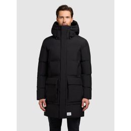 Khujo Herren Steppmantel "WINER3", schwarz, Gr. M, unifarben, Steppware, Obermaterial: 100% Polyester. Futter: 100% Polyester. Wattierung: 100%