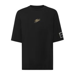 Plein Sport Herren T-Shirt "Rundhals-T-Shirt", schwarz, Gr. XS, Obermaterial: 100% Baumwolle, Shirts