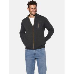 Babista Herren Strickjacke "Strickjacke FALON", grau, Gr. XL, Obermaterial: 100% Baumwolle CO., Strickjacken