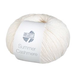 Summer Cashmere von Lana Grossa, Creme, aus Baumwolle