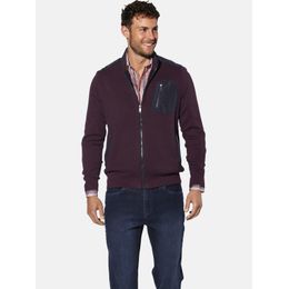 Babista Herren Strickjacke "Strickjacke RALDIN", rot, Gr. XXL, Obermaterial: 93% Baumwolle CO. 7% Elasthan EL., Strickjacken