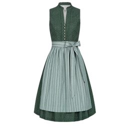 N&uuml;bler N&Uuml;BLER Damen Dirndl "Dirndl Midi Jette", gr&uuml;n, Gr. 40, Obermaterial: 100% Baumwolle CO., Kleider