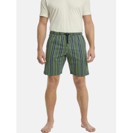 Jan Vanderstorm Herren Shorty "Kurze Schlafhose HALLMUND", Gr. XXXL, blau, Obermaterial: 100% Baumwolle CO., Homewear-Sets, mit seitlichen