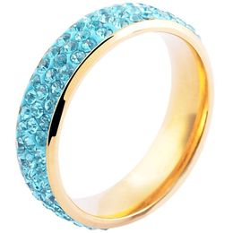 Adelia&acute;s ADELIA ́S Damen Fingerring "Damen Ring aus Edelstahl", 62, Edelstahlgold, Edelstahl, Fingerringe, Eine sch&ouml;ne Geschenkidee f&uuml;r jeden Anlass