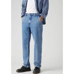 Levi's Straight-Jeans LEVI'S "LV Chino XXCHINOAUTHSTRT", Herren, Gr. 33, L&auml;nge 32, blau (midwash), Denim/Jeans, Obermaterial: 100% Baumwolle, straight fit lang, Jeans Straight-Jeans, in l&auml;ssigem Chino-Style
