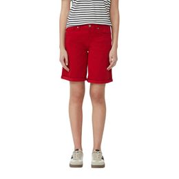 Jeansbermudas s.Oliver, Damen, Gr. 40, N-Gr, rot, Denim/Jeans, Obermaterial: 98% Baumwolle, 2% Elasthan, unifarben, regular fit knielang, Jeans, Sommerhose im 5-Pocket-Style