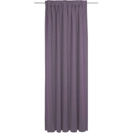 Vorhang Adam "Uni Collection" Gr. 1, lila (beere), B:142cm H:145cm, Jacquard, Baumwolle, Gardinen, aus 100% Bio-Baumwolle