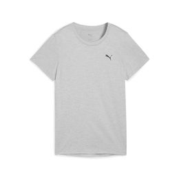 Puma Damen Trainingsshirt "W TAD ESSENTIAL HEATHER TEE"light gray heather, Gr. M, Jersey, Obermaterial: 100% Polyester, Shirts, gerade Passform, mit