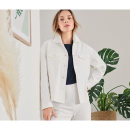 Tchibo - Leichte Jacke - Damen - Gr. 42 - wei&szlig;