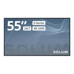 Solum Standard Display | 55 Zoll | 500 cd/m&sup2; | Ultra-HD | 3840 x 2160 Pixel | 24/7 Display
