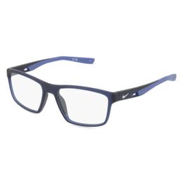 Nike 7015 Brille Herren | Fassung: Vollrand, Quadratisch, Blau Dunkel