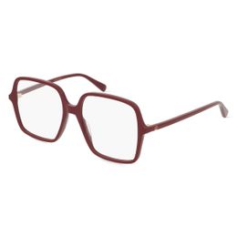 Gucci GG1003O Brille Damen | Fassung: Vollrand, Eckig, Burgunder Rot