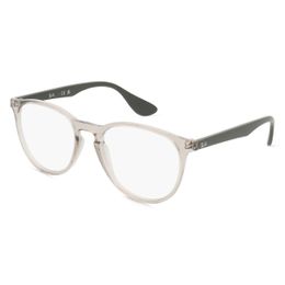 Ray-Ban RX7046 Brille Damen | Fassung: Vollrand, Rund, Beige Transparent