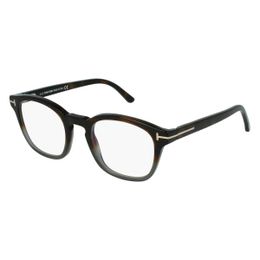 Tom Ford FT5532-B Brille Unisex | Fassung: Vollrand, Quadratisch, Havanna Verlaufend