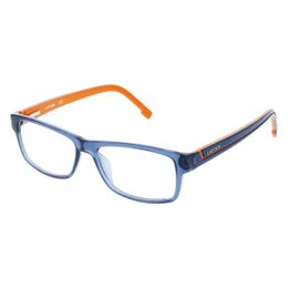 Lacoste L2707 Brille Unisex | Fassung: Vollrand, Quadratisch, Blau Transparent