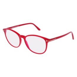 Tom Ford FT5810-B Brille Unisex | Fassung: Vollrand, Rund, Rot
