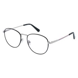 Gant GA3258 Brille Unisex | Fassung: Vollrand, Rund, Schwarz Silber