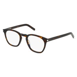 SAINT LAURENT SL 30 SLIM Brille Unisex | Fassung: Vollrand, Rund, Havanna