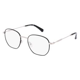 Calvin Klein Jeans CKJ20101 Brille Unisex | Fassung: Vollrand, Quadratisch, Schwarz Silber