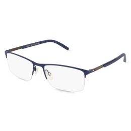 Tommy Hilfiger Eyewear TH 1692 Brille Herren | Fassung: Vollrand, Quadratisch, Blau Matt